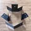 PostHugger™ 12pc PARTIAL-Hexagon Pergola Bracket Set | For 4×4 or 6×6 ...